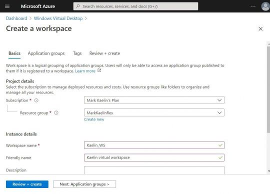 How to create a Windows Virtual Desktop in Microsoft Azure