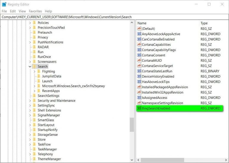 How to disable Bing results from searches in Windows 10 | TechRepublic