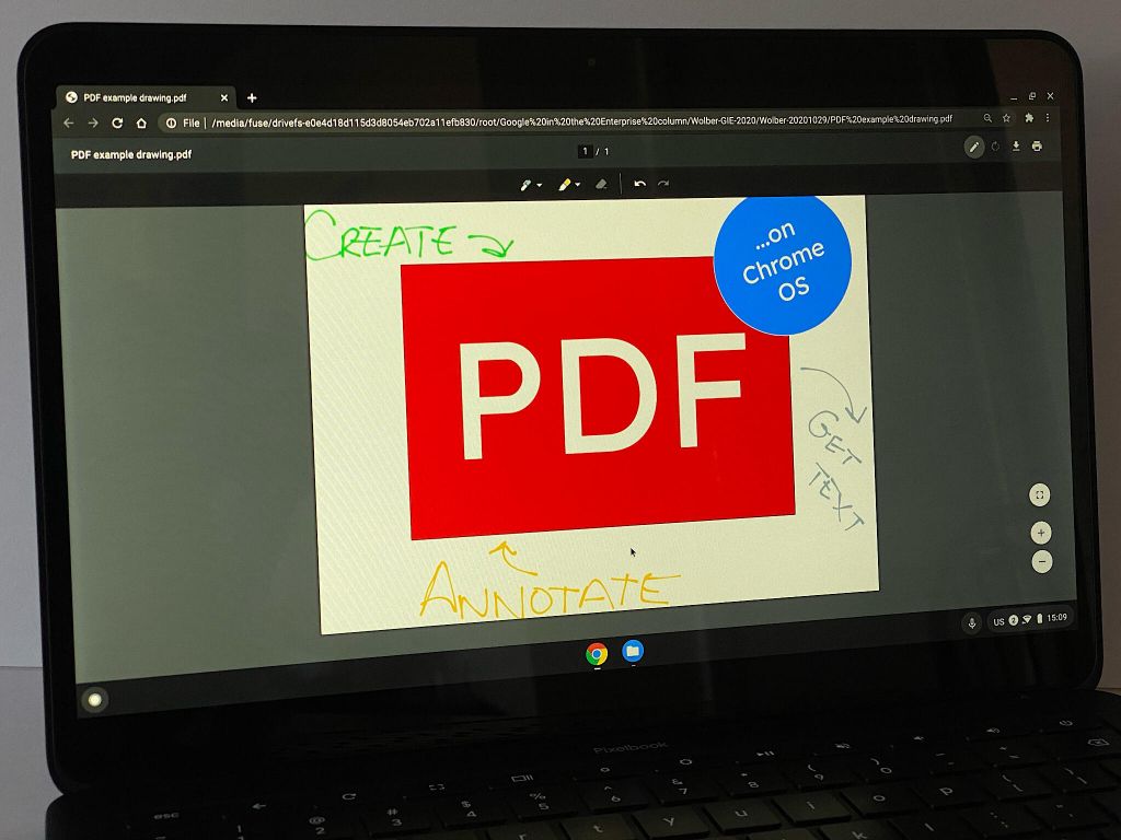 How to work with PDF files on a Chromebook