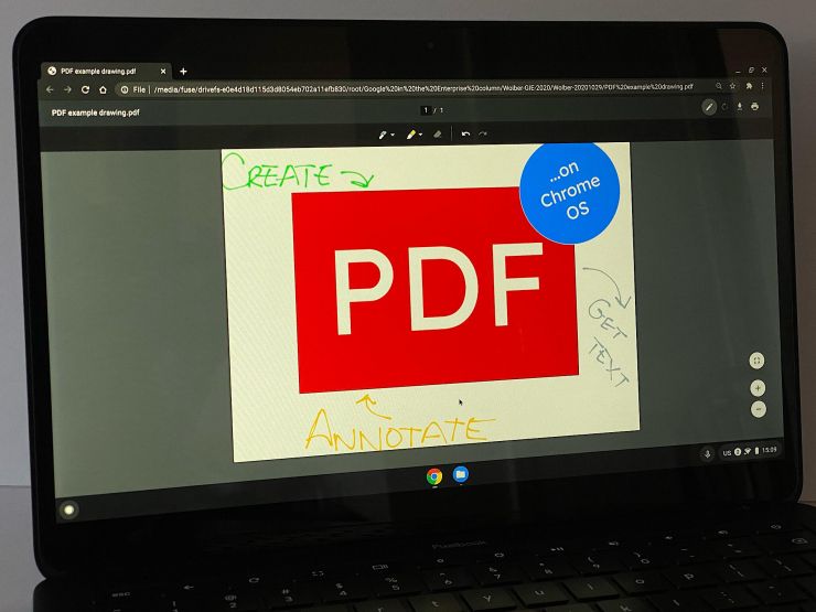 How to work with PDF files on a Chromebook