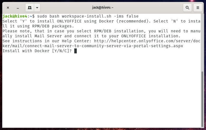 How to deploy the ONLYOFFICE Workspace Community Edition on Ubuntu Server 20.04 | TechRepublic