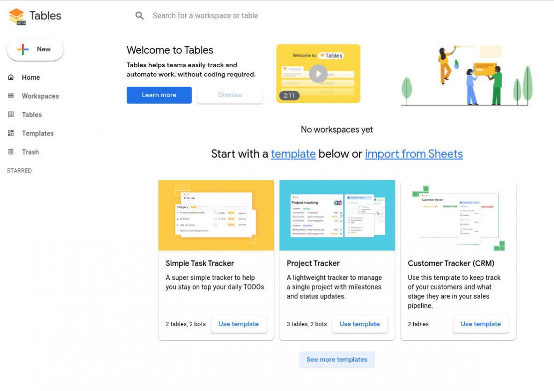 How to use Google Tables to visualize and manage data - TechRepublic