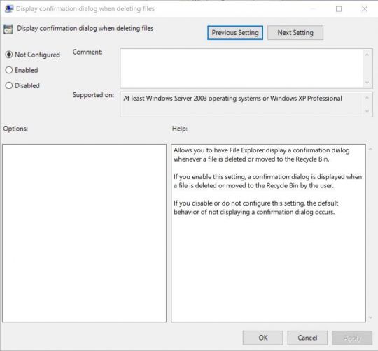 3 ways to change the "confirm on delete" dialog in Windows 10 ...