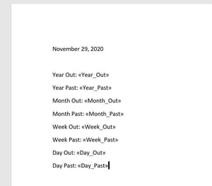 How to easily include dynamic dates in a Word doc using Excel ...