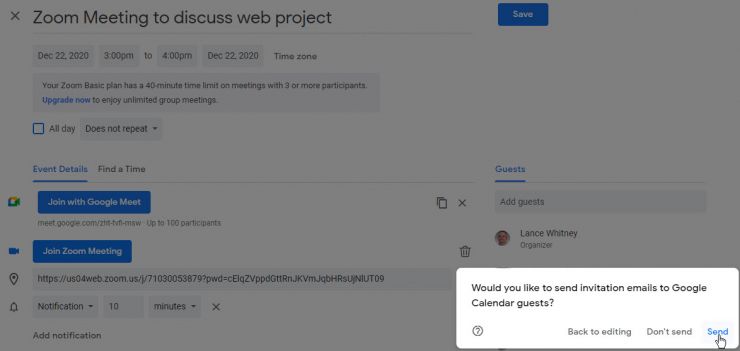 Webブラウザからズームミーティングを設定する方法 - 世界の顔