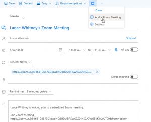 如何通过 Microsoft Outlook 设置 Zoom 会议 - Flnug.com