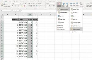 How to highlight unique values in Excel