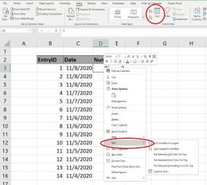 How to use shortcuts to sort in Microsoft Excel | TechRepublic
