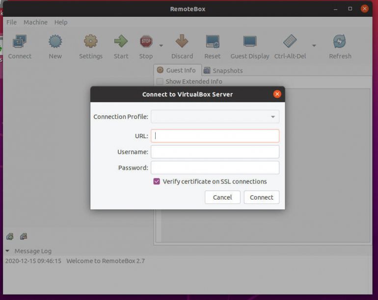 How to set up a VirtualBox remote GUI for easy VM management