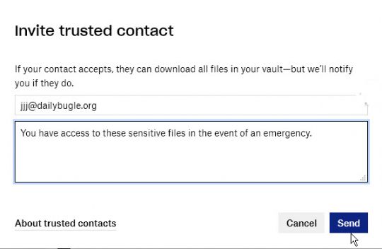 How to use Dropbox Vault to secure sensitive files