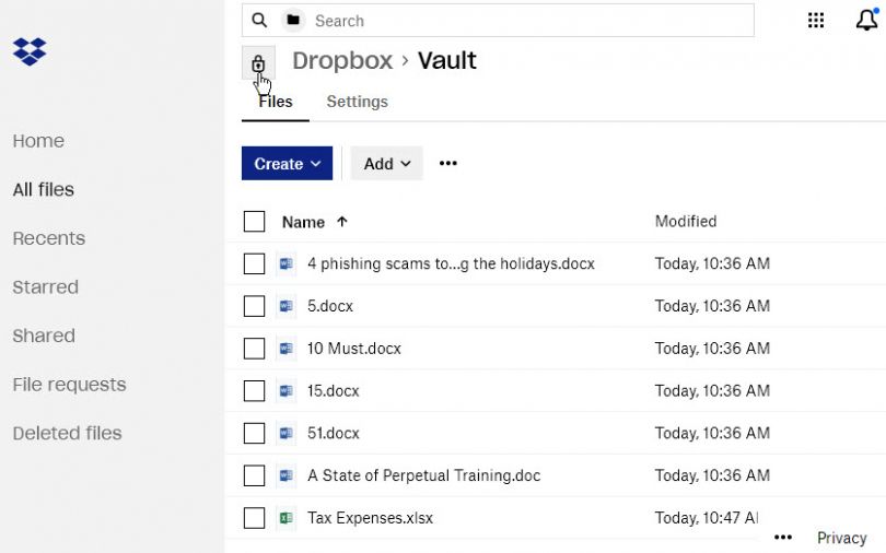 Dropbox Vaultを使用して、機密ファイルを保護する方法 世界の顔