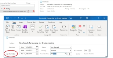 How to use reminders in Microsoft Outlook | TechRepublic