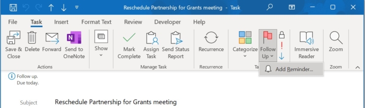 How to use reminders in Microsoft Outlook | TechRepublic