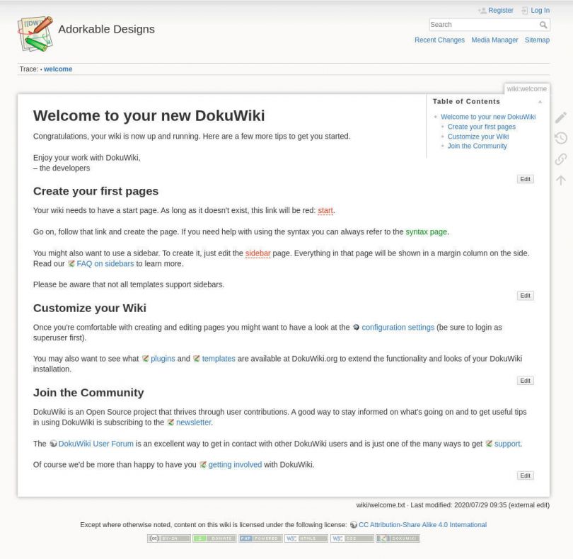 How to document your software and hardware with DokuWiki
