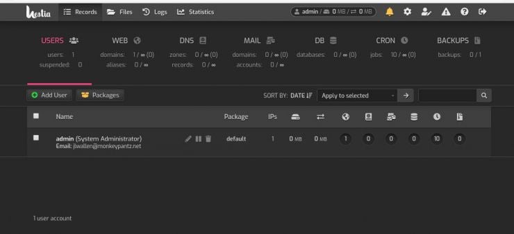 How To Install The Hestia Control Panel For An Apachenginx Php Fpm Web Based Config Tool