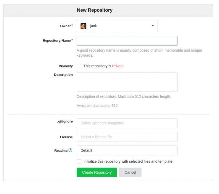 How to connect to your local Gogs repository from the git command line