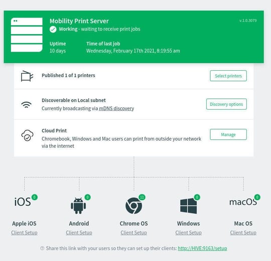 如何与 PaperCut Mobility Print 共享打印机 - Flnug.com