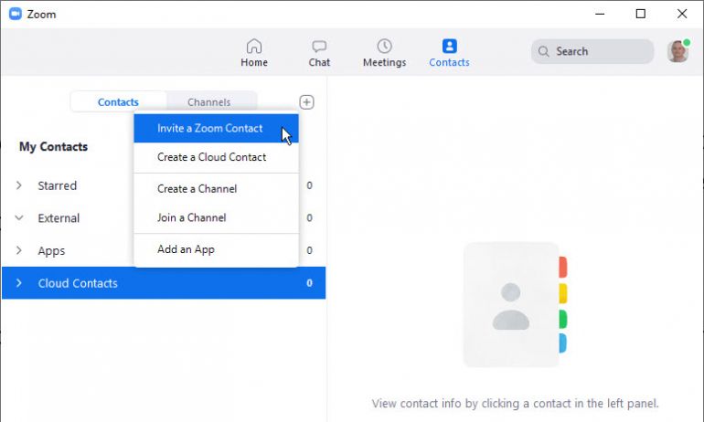 How to Add Your Contacts to Zoom - TechRepublic