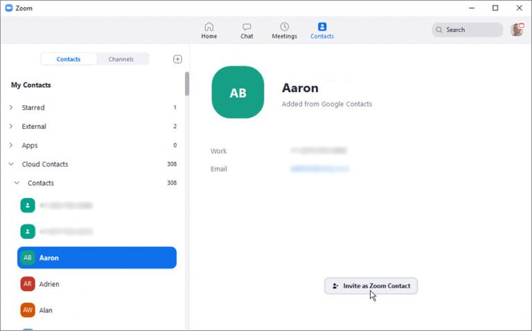 How to Add Your Contacts to Zoom - TechRepublic