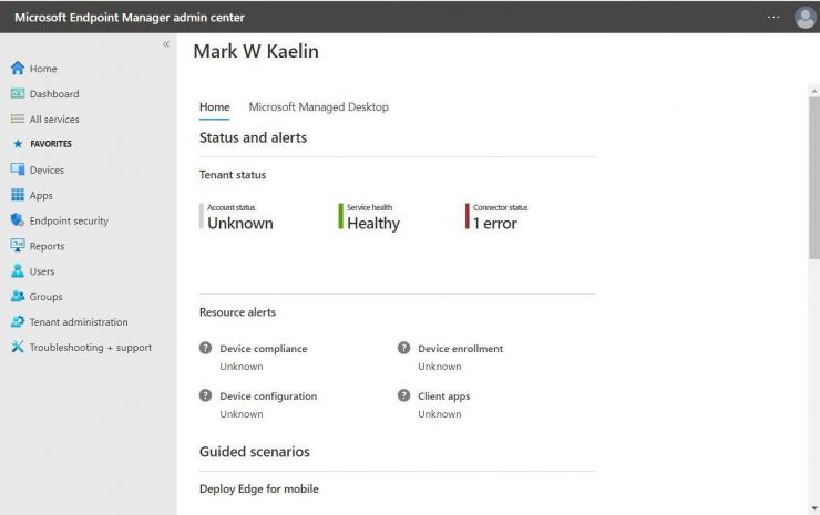 How to create a configuration profile in Microsoft Endpoint Manager ...