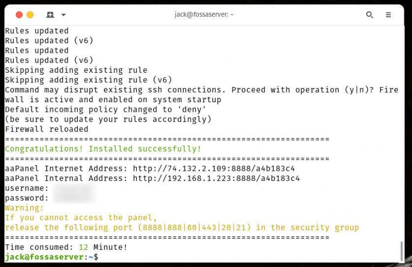 How to install aaPanel - TechRepublic