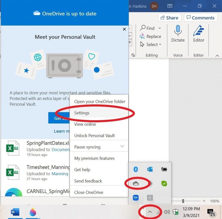 How to use OneDrive with Microsoft 365 desktop