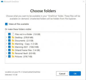 How to use OneDrive with Microsoft 365 desktop
