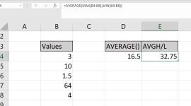 How to average with and without the highest and lowest values in Excel ...