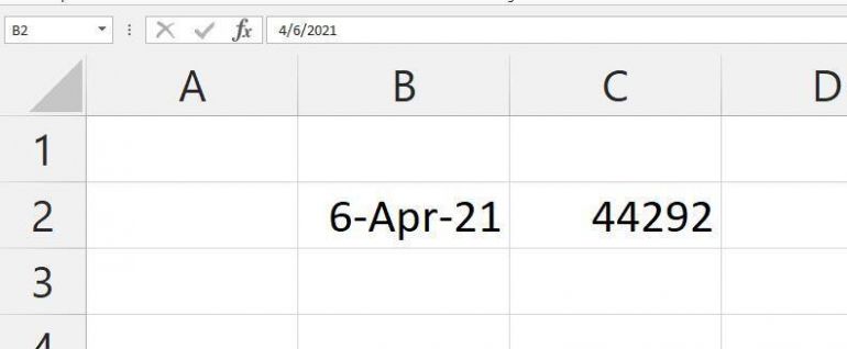 How to extract the date and time from a serial date in Excel