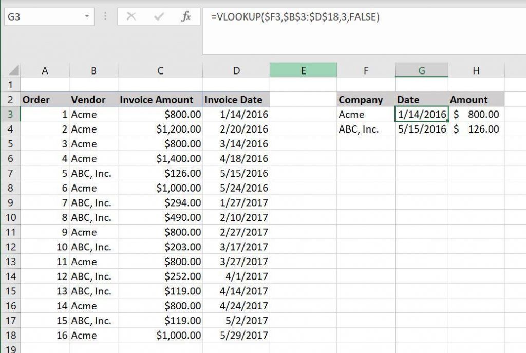 How to conditionally return the last value in a column in Excel