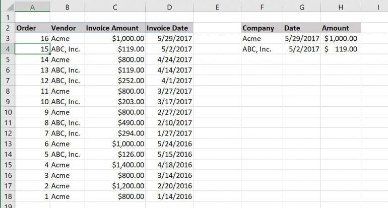 How To Conditionally Return The Last Value In A Column In Excel