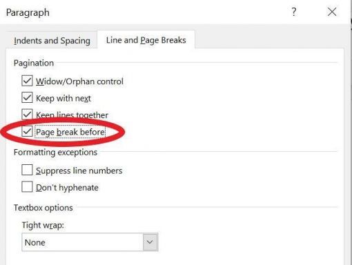 How to add a page break to a Word style | TechRepublic