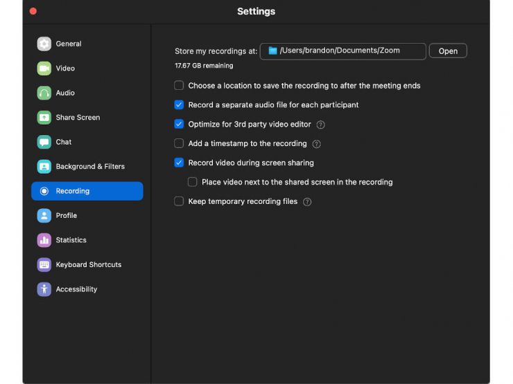 How to record separate audio for each person in a Zoom call - TechRepublic