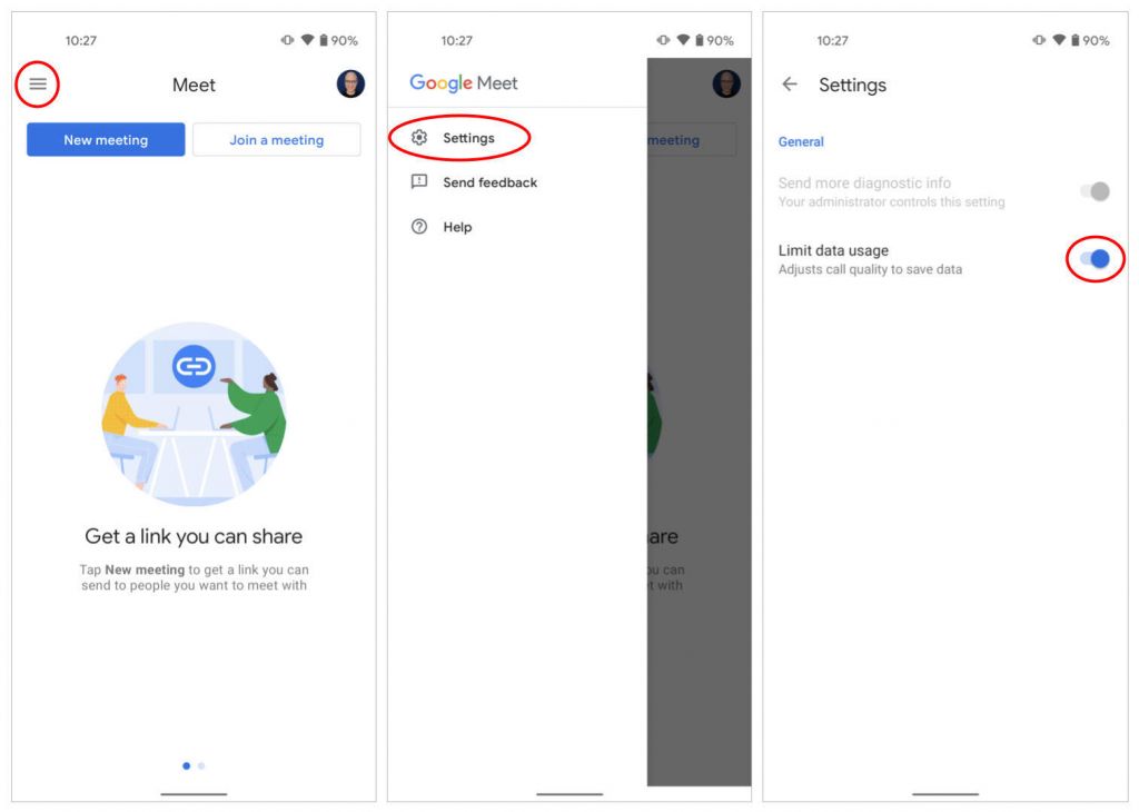 How to reduce data usage in Google Meet - TechRepublic