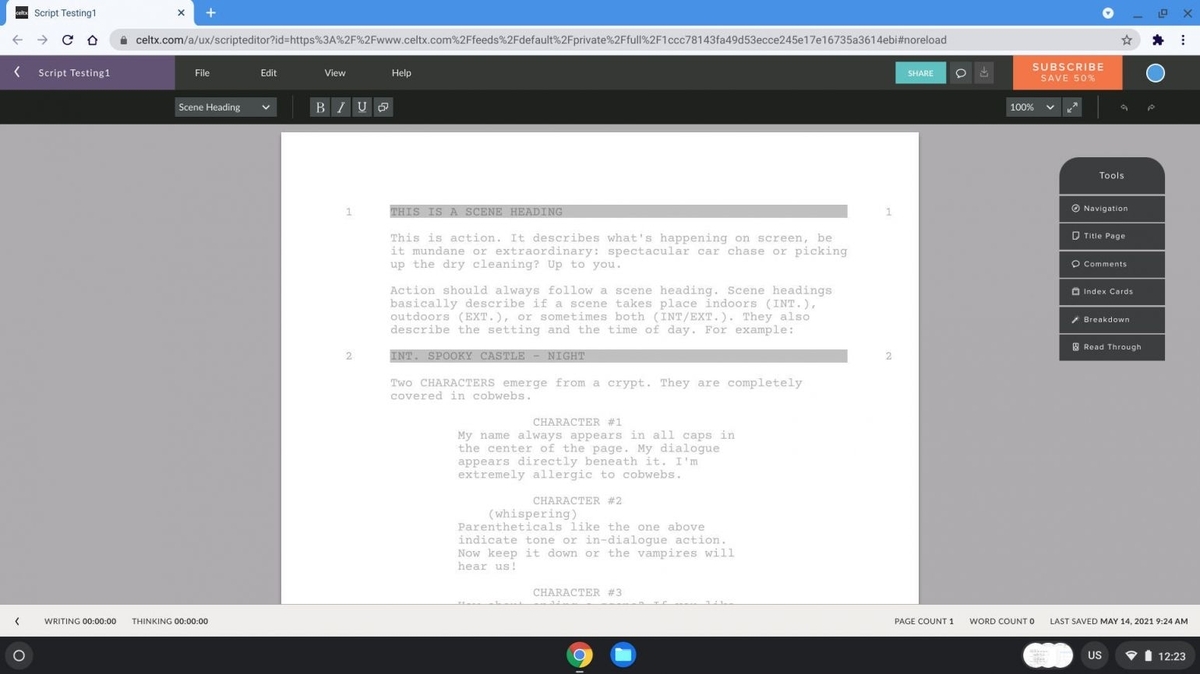 5 scriptwriting apps that work on a Chromebook