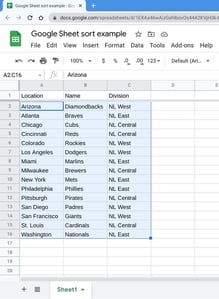 How to alphabetize in Google Sheets - TechRepublic
