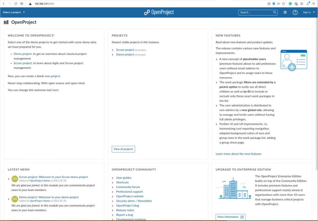 How to quickly deploy the OpenProject platform as a Docker container | TechRepublic