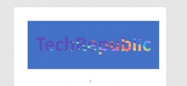 How to fill text with a picture in Word | TechRepublic