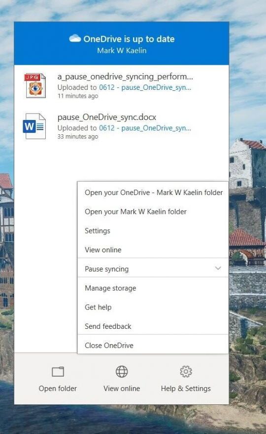 Windows 10: How to pause OneDrive syncing to improve performance ...