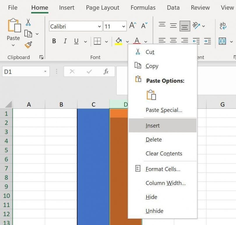 How To Use Vba To Insert Multiple Columns In An Excel Sheet Techrepublic