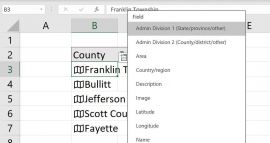 How to use the Geography data type to quickly add a map chart in Excel ...