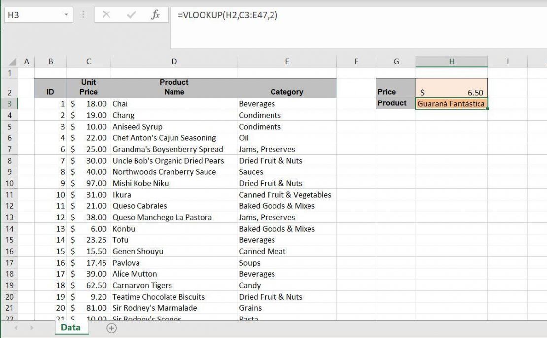 How to use VLOOKUP() to find the closest match in Excel | TechRepublic