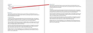 How to add an appendix to a table of contents in Microsoft Word ...