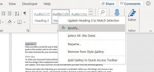 How to add an appendix to a table of contents in Microsoft Word ...