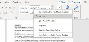 How to add an appendix to a table of contents in Microsoft Word ...