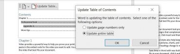 How to add an appendix to a table of contents in Microsoft Word ...