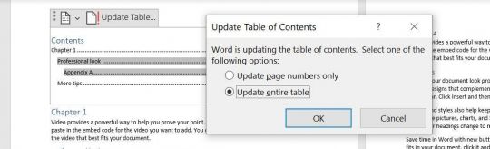 How to add an appendix to a table of contents in Microsoft Word ...