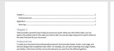 How to add an appendix to a table of contents in Microsoft Word ...