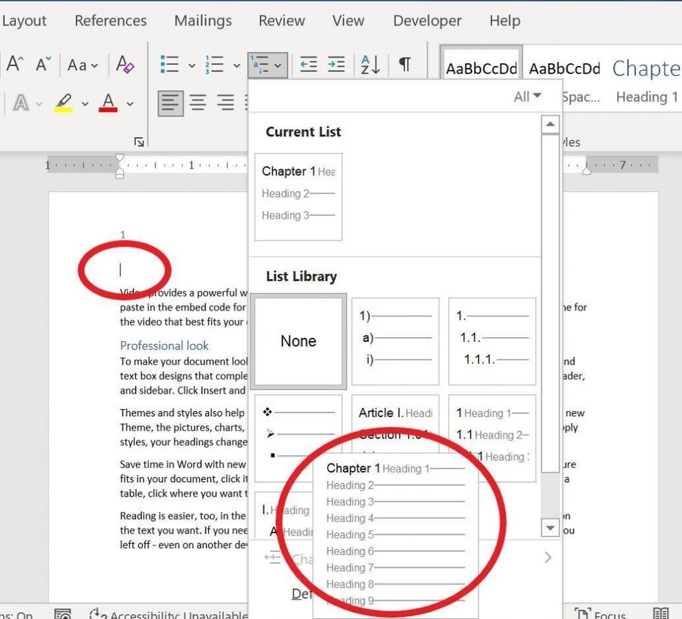 如何在 Word 文档的页码中包含章节号 - Flnug.com