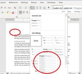 How to include the chapter number with a Word document's page number ...